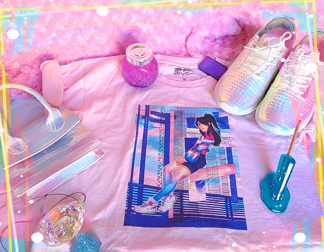 City Pop T-shirt | Short Sleeve | Pop Print Series - Etsy