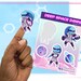 Alien Danny Sticker Sheet - Etsy