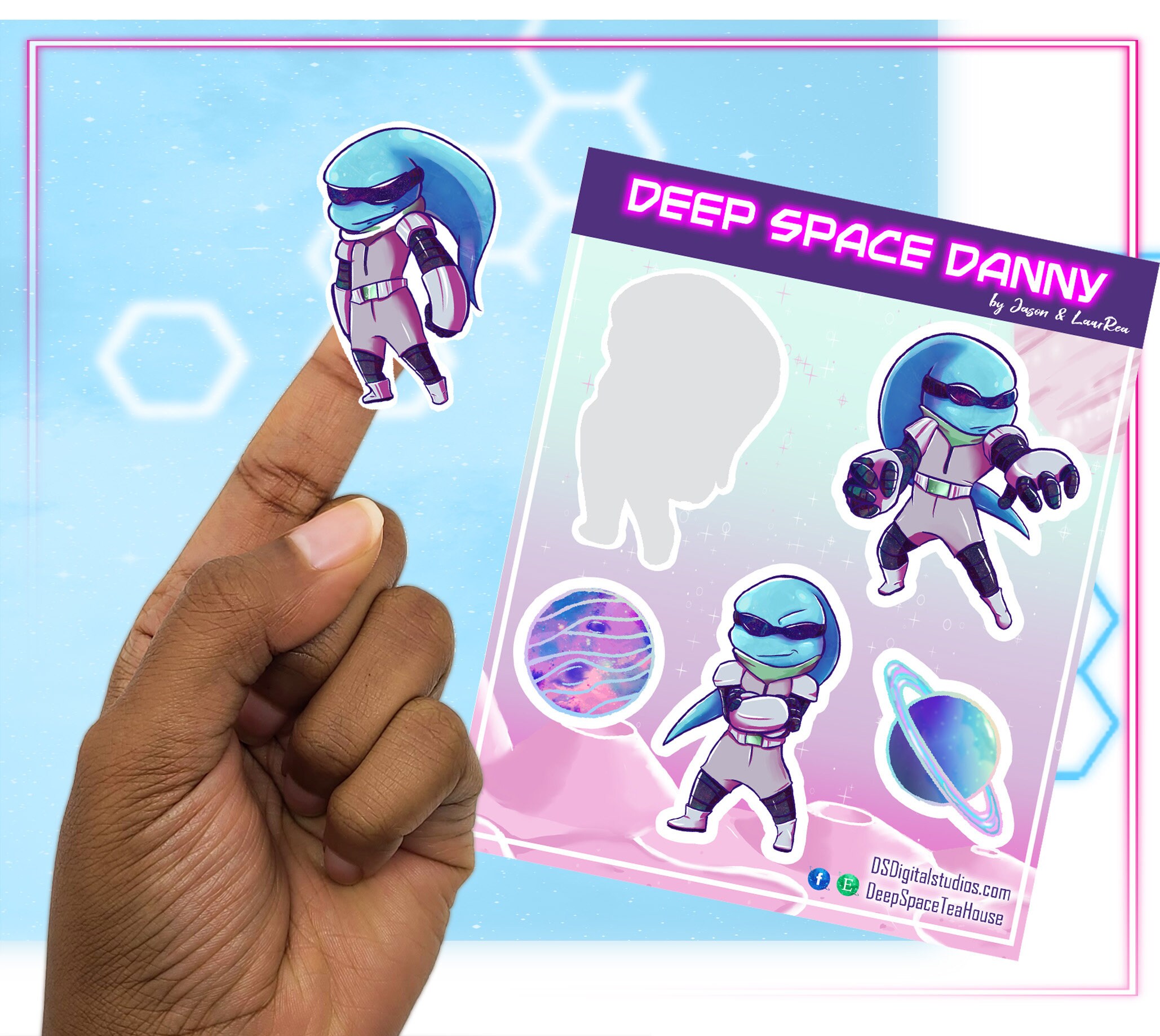 Alien Danny Sticker Sheet - Etsy