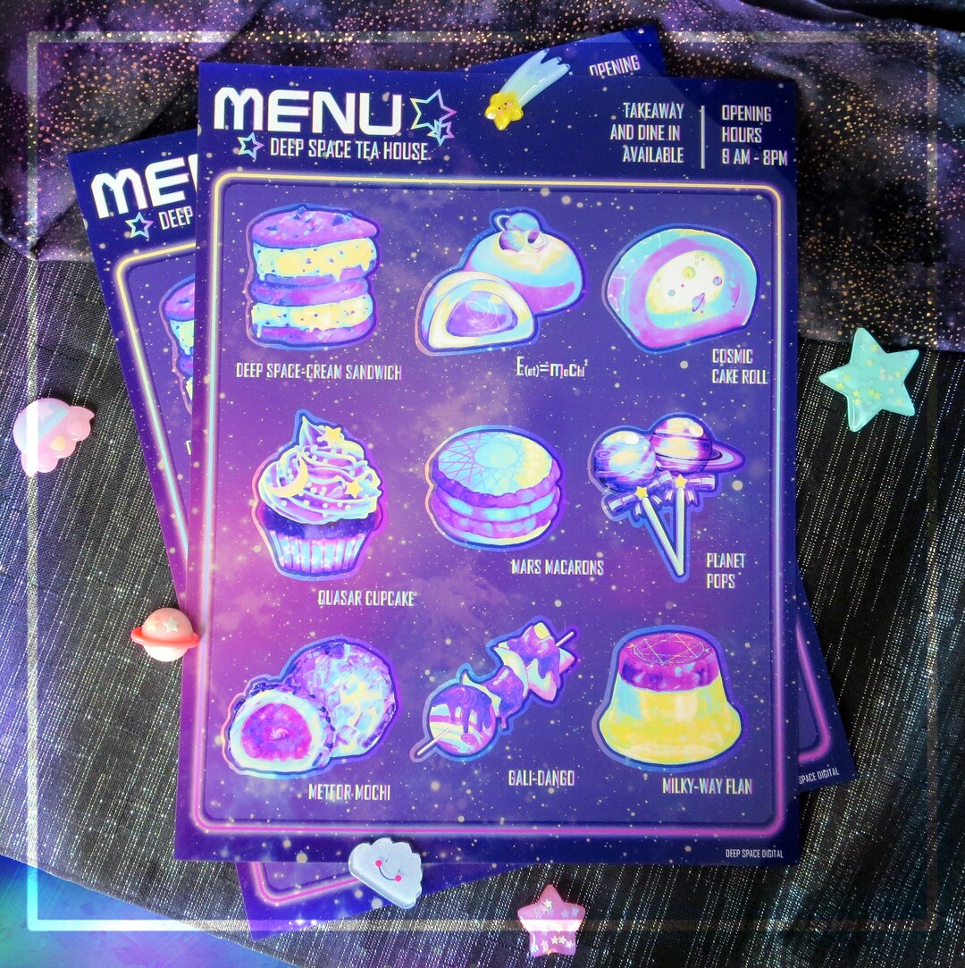 Sweets Menu - Print 8.5"x 11"- Wall Art - Etsy