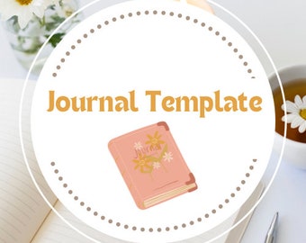 Journal Templates - Etsy
