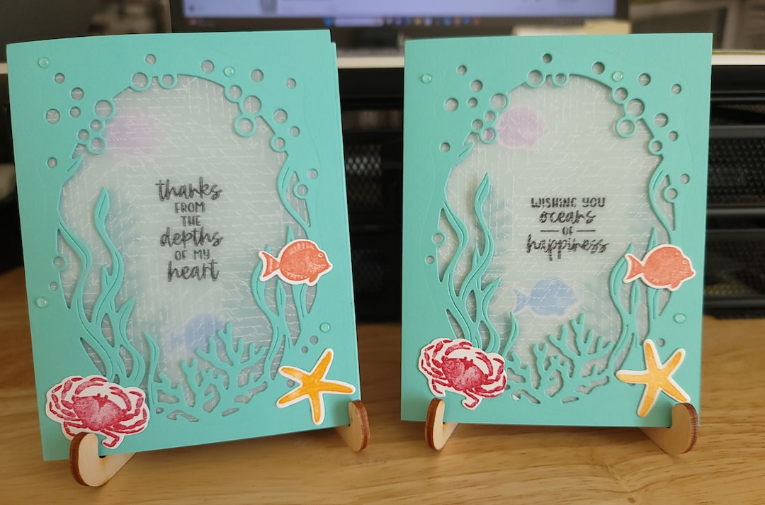 Multi Fold Ocean Cards - Etsy