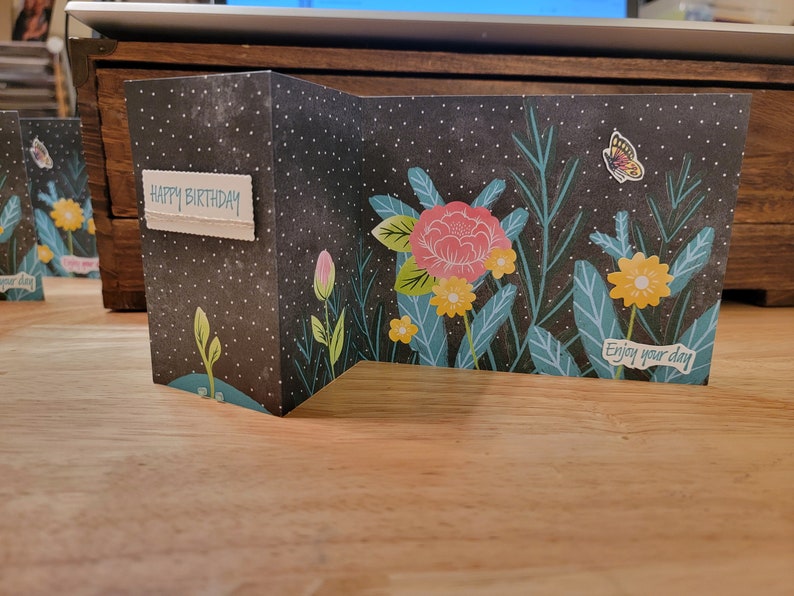 Multi Fold Birthday Card - Etsy