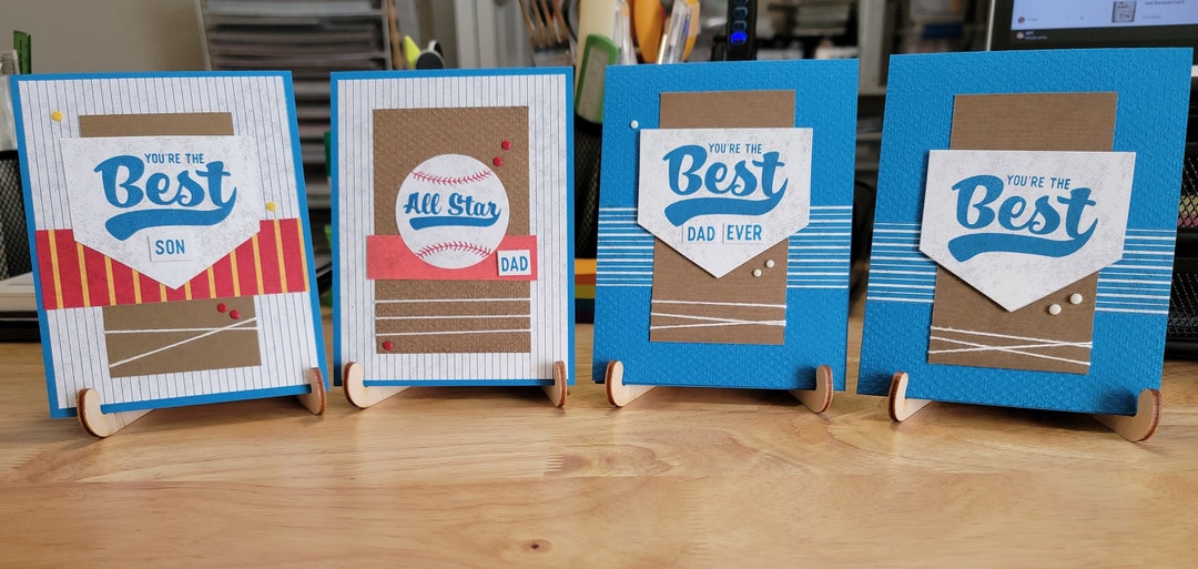 Handmade Son & Dad Cards: Baseball, Ever - Etsy