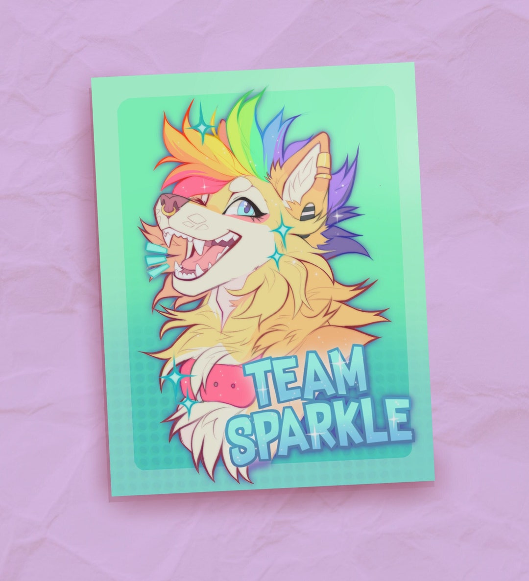 Team Sparkle Badge - Etsy
