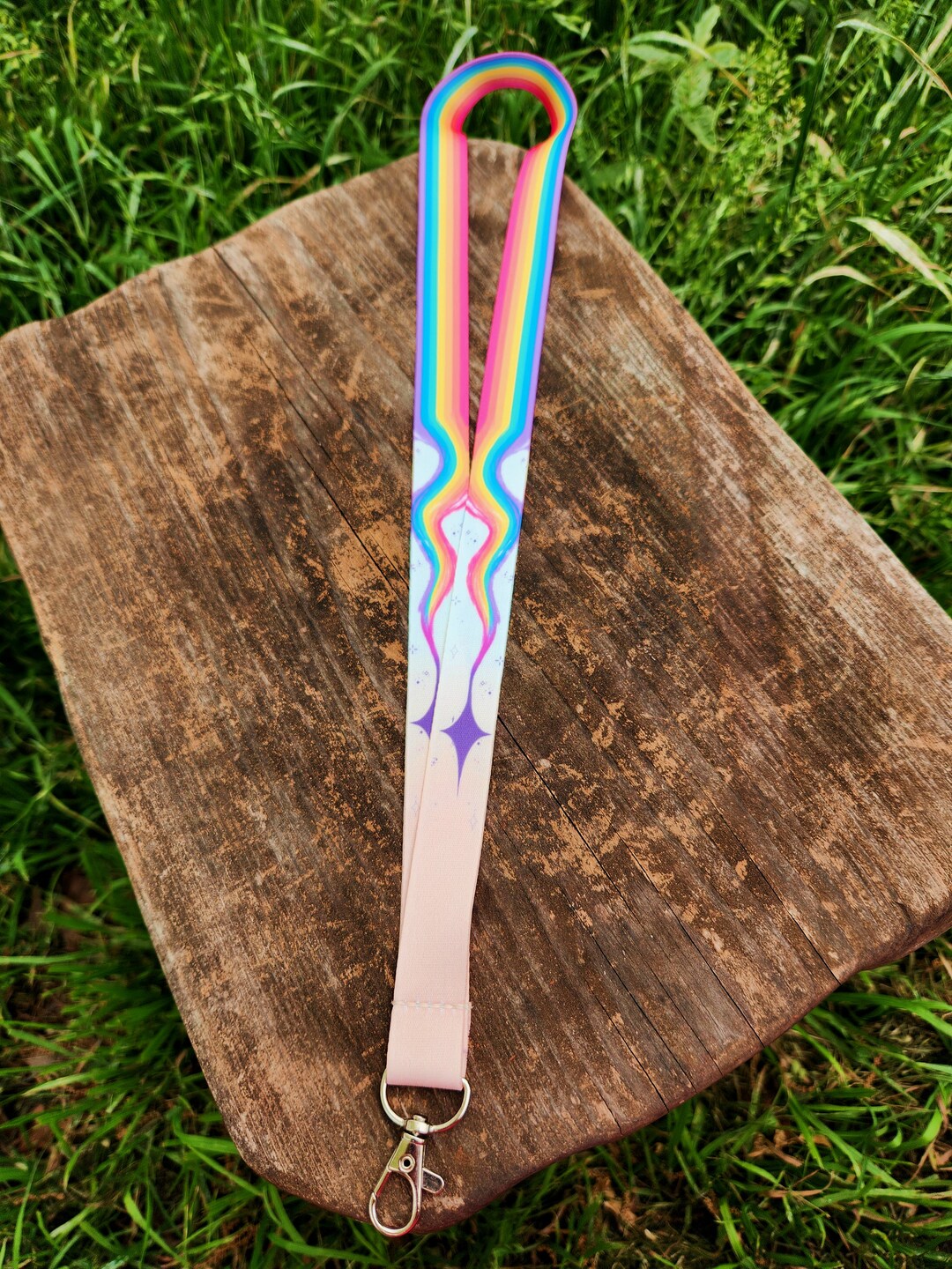 Rainbow Pride Lanyard - Etsy