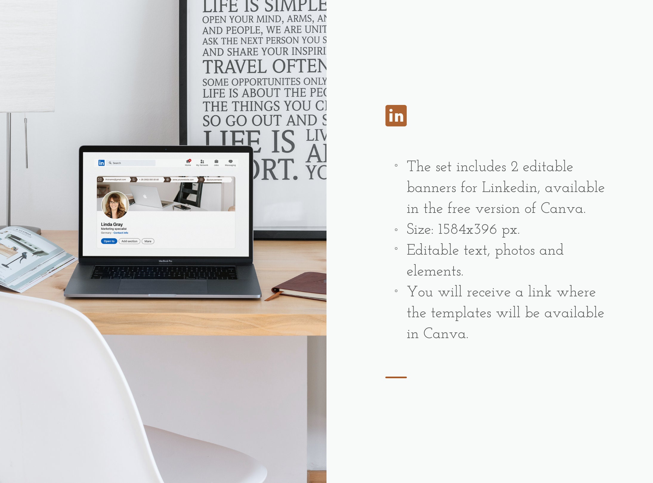 Custom Editable Banner Templates for Your Linkedin Profile Are ...