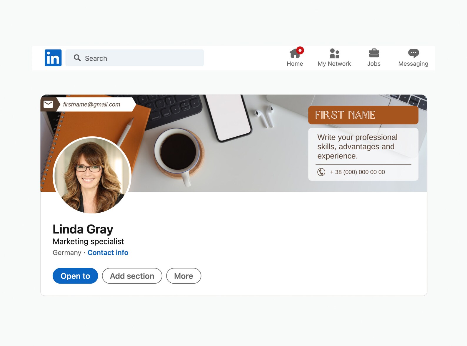 Custom Editable Banner Templates for Your Linkedin Profile Are ...