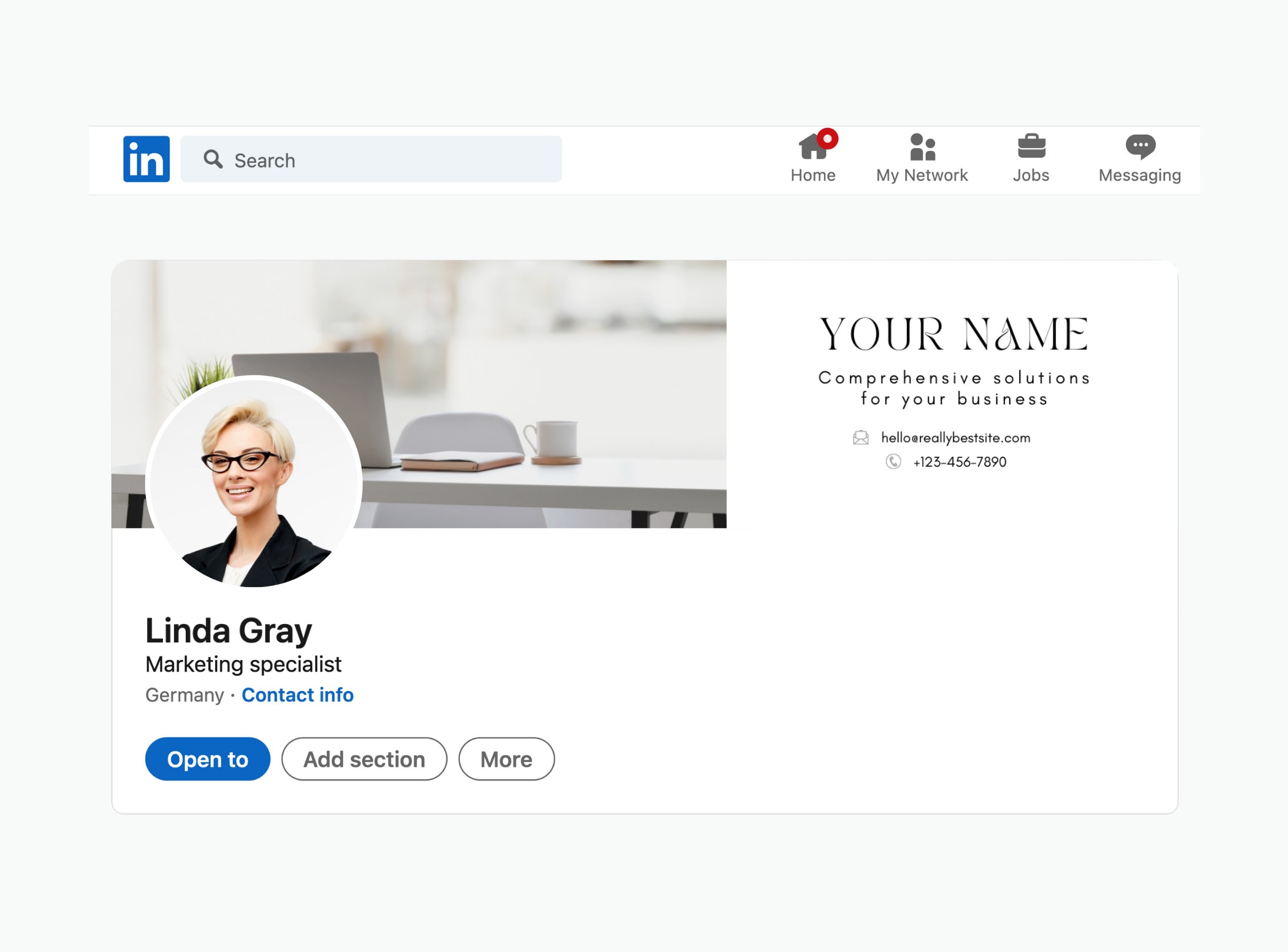 Custom Editable Banner Templates for Your Linkedin Profile Are ...