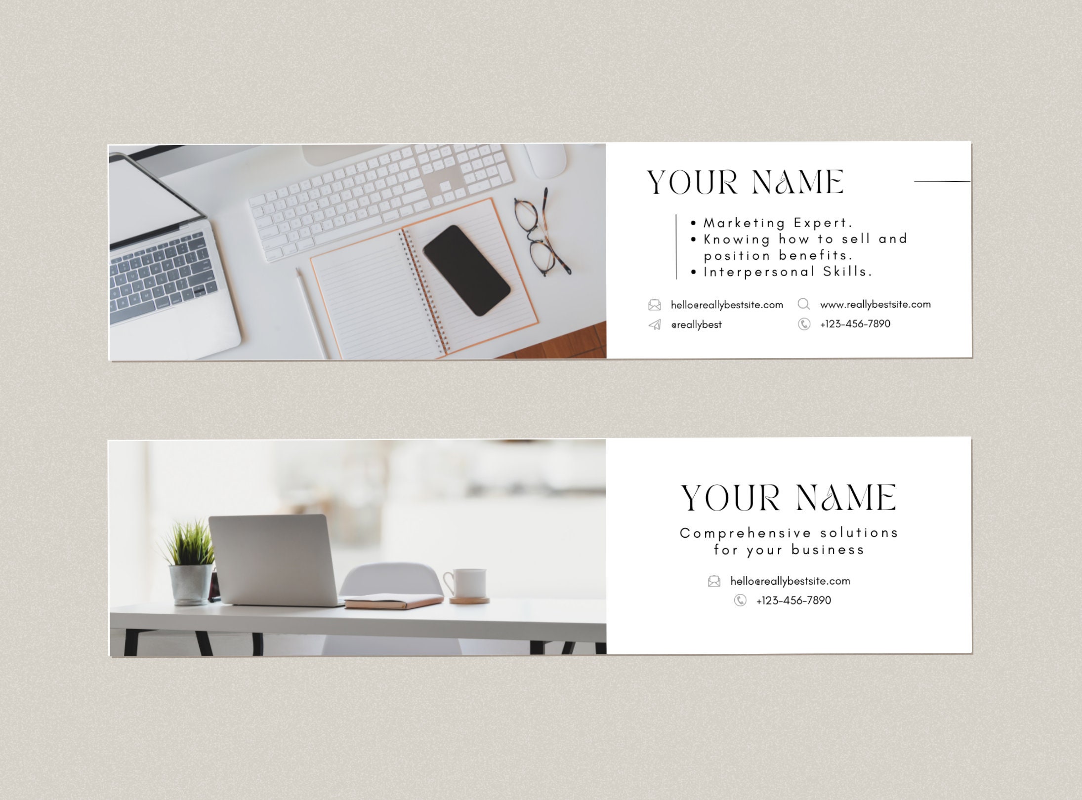 Custom Editable Banner Templates for Your Linkedin Profile Are ...
