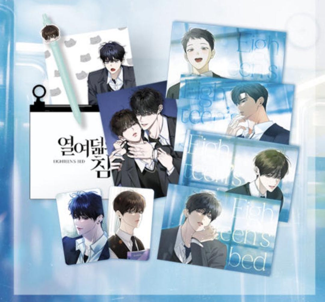 PRE-ORDER read Description Eighteen's Bed Manhwa Merch Commemorative ...