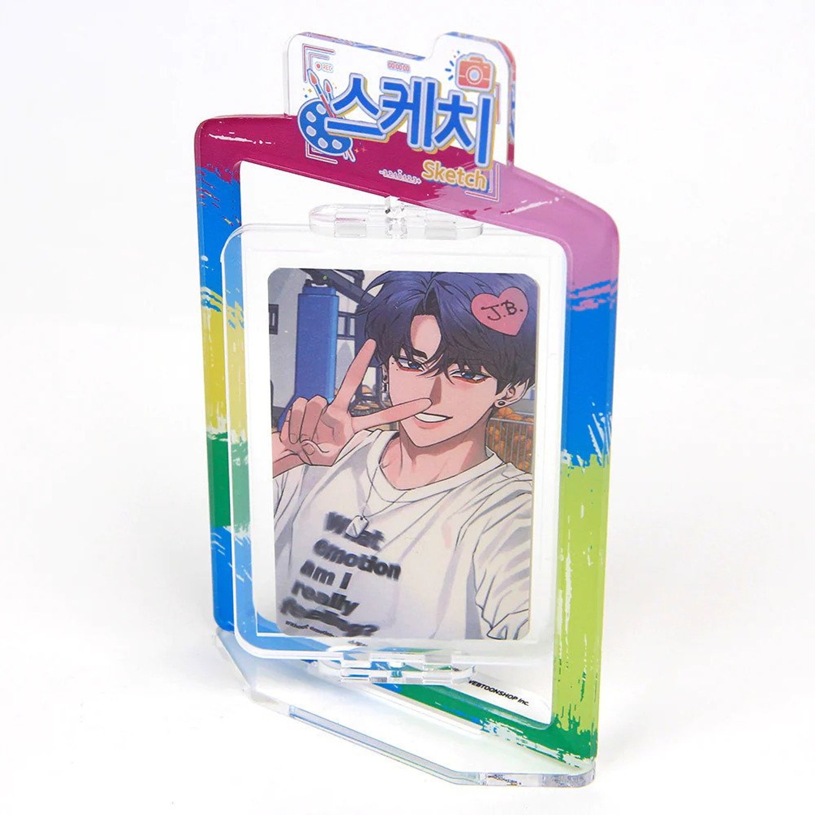 Sketch Manhwa Merch - Rotating Photo Holder Acrylic Stand - Etsy