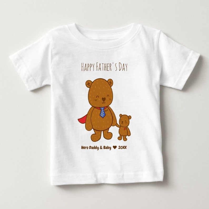 Father's Day Teddy Bear Happy Father's Day Daddy - Etsy