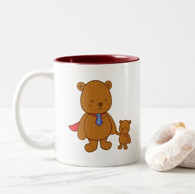 Father's Day Teddy Bear Happy Father's Day Daddy - Etsy