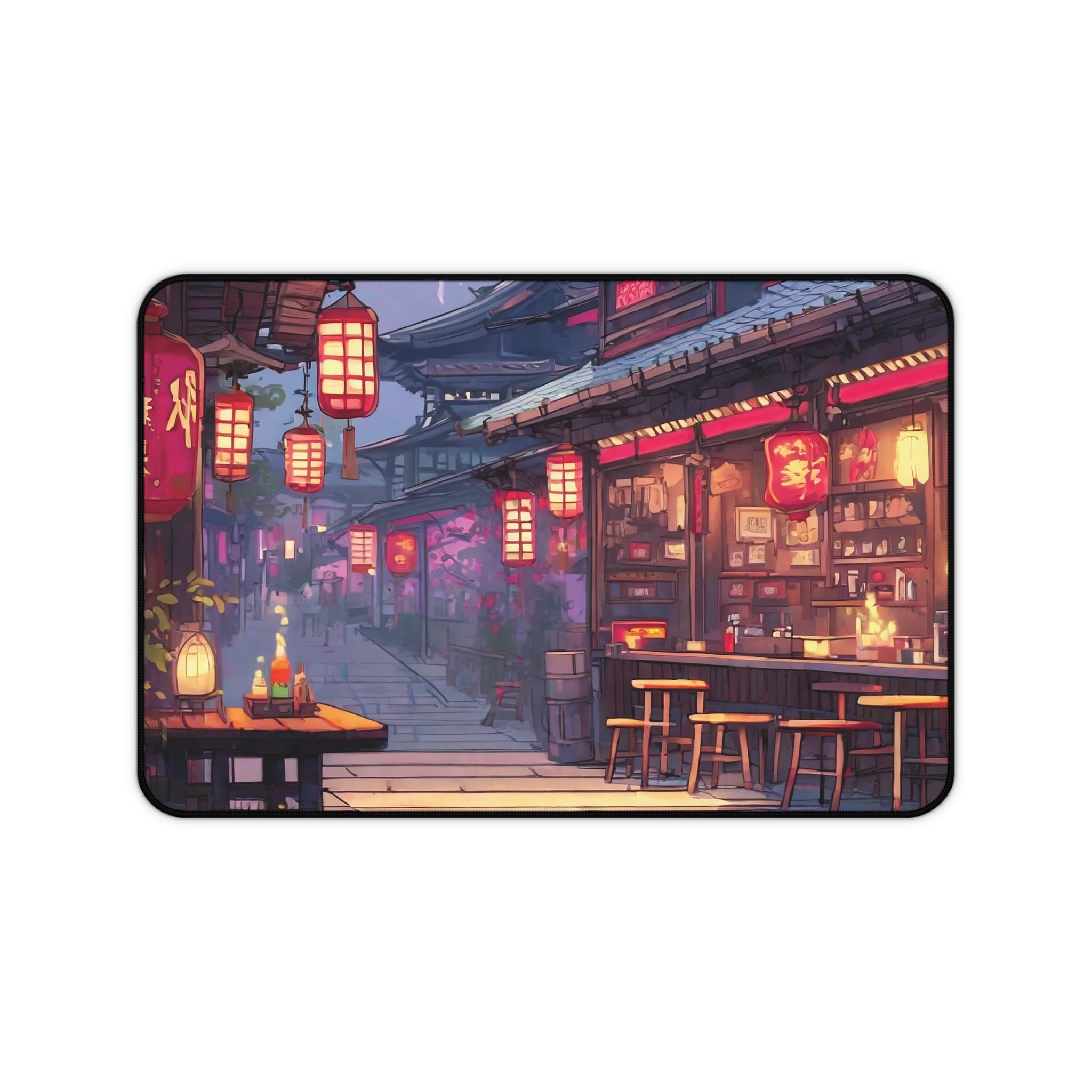 Anime Desk Mat Cute Desk Mat Kawaii Desk Mat Pink Desk - Etsy