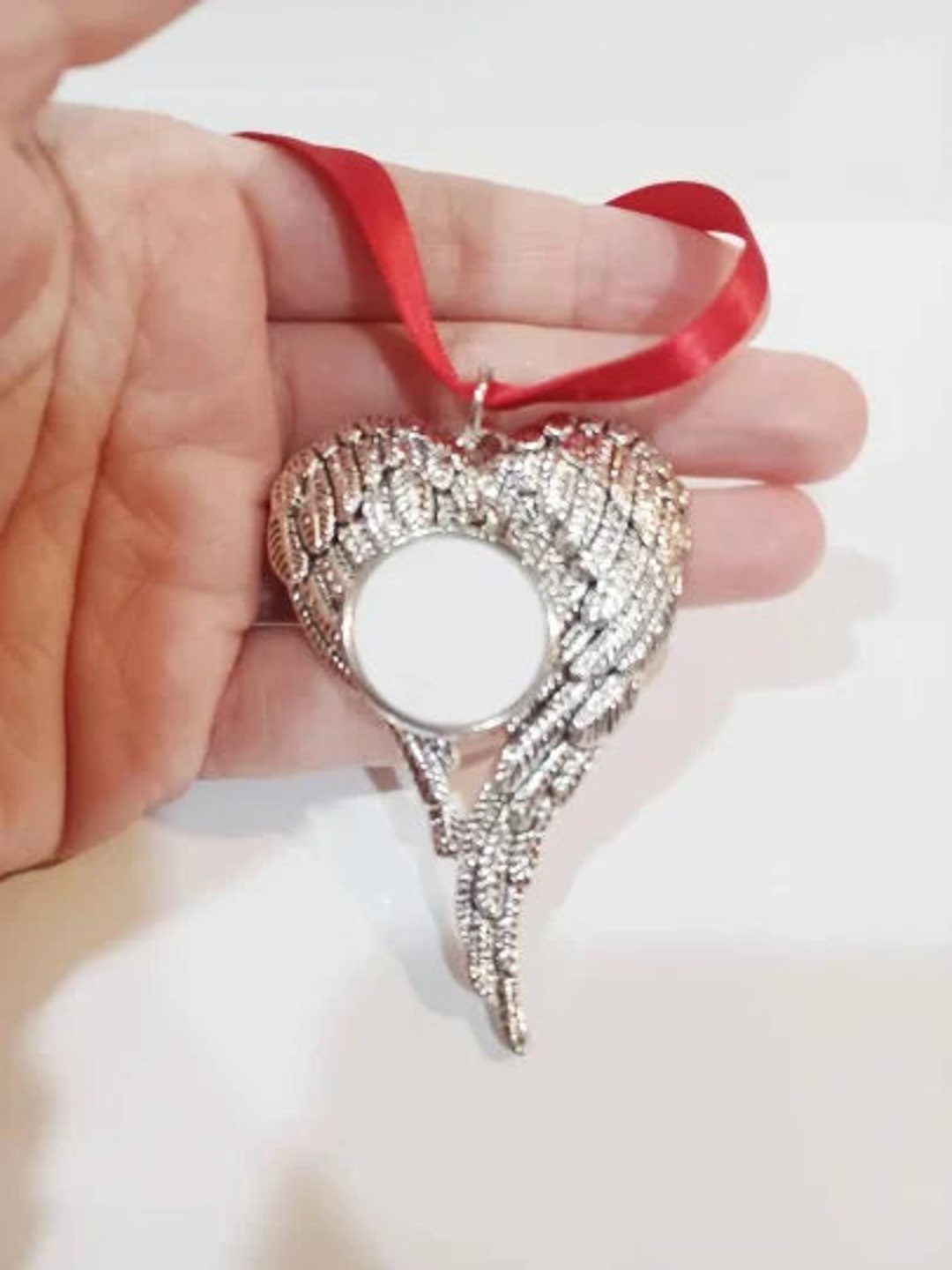 Sublimation Blanks, Sublimation, Angel Wings Ornament, Sublimation ...