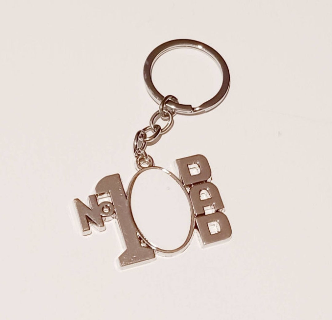 Sublimation Blanks, Sublimation, Blank Dad Keychain, Sublimation Dad ...