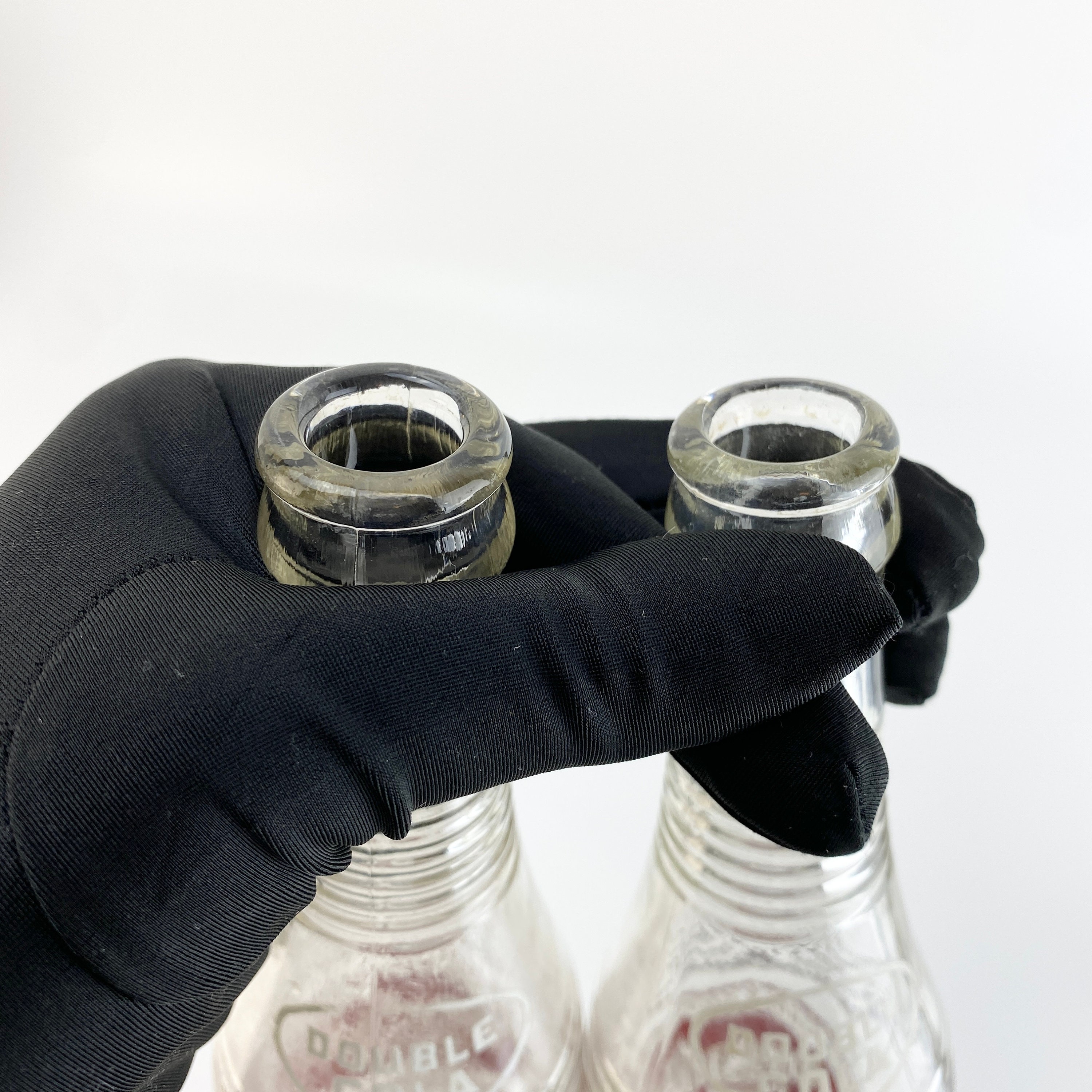 Vintage Double Cola Glass Soda Pop Bottle Double Measure Double ...