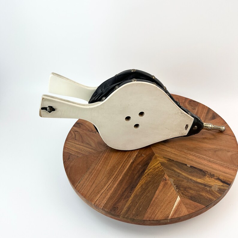 Antique Hand Bellows Made in Japan Crest Studded - Etsy