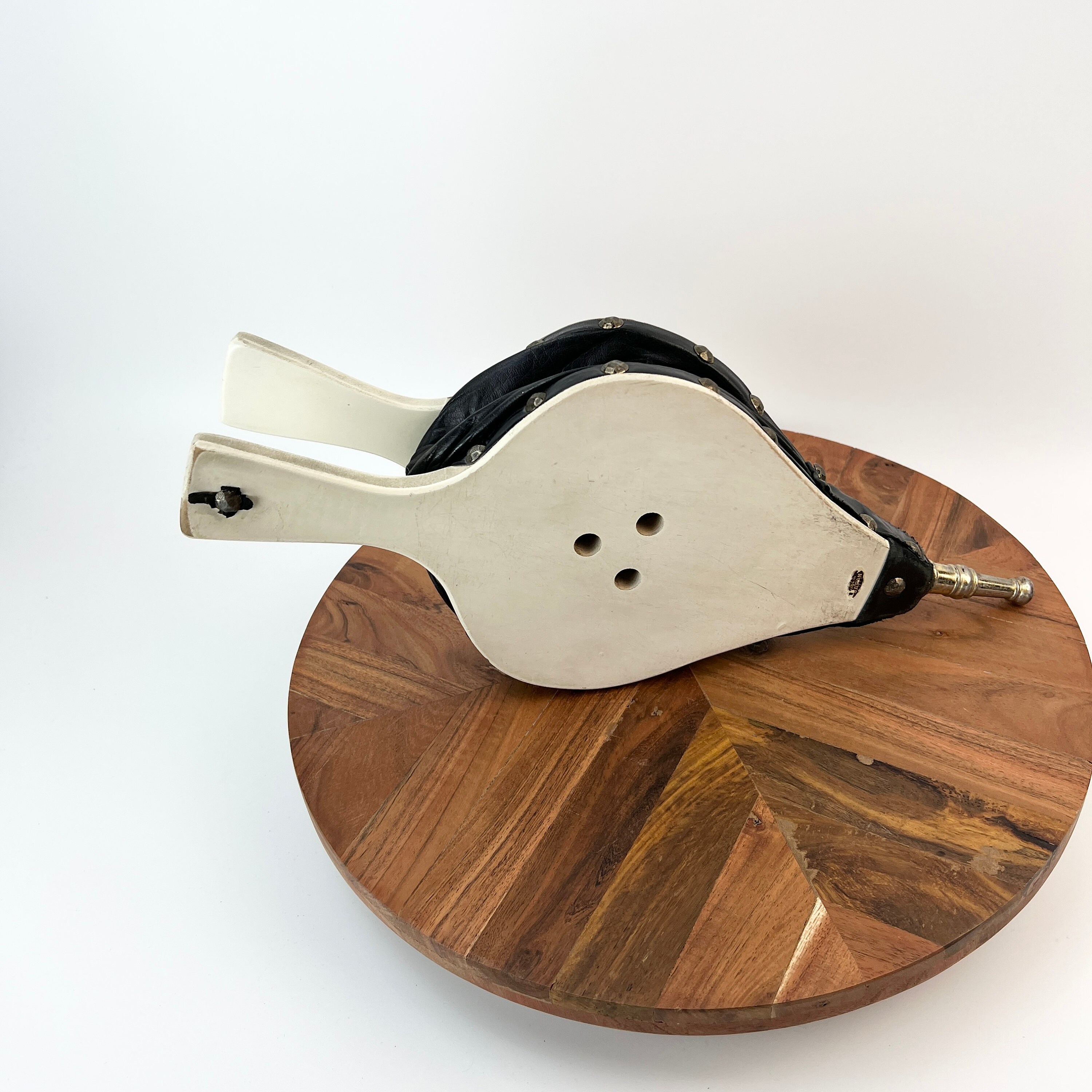 Antique Hand Bellows Made in Japan Crest Studded - Etsy