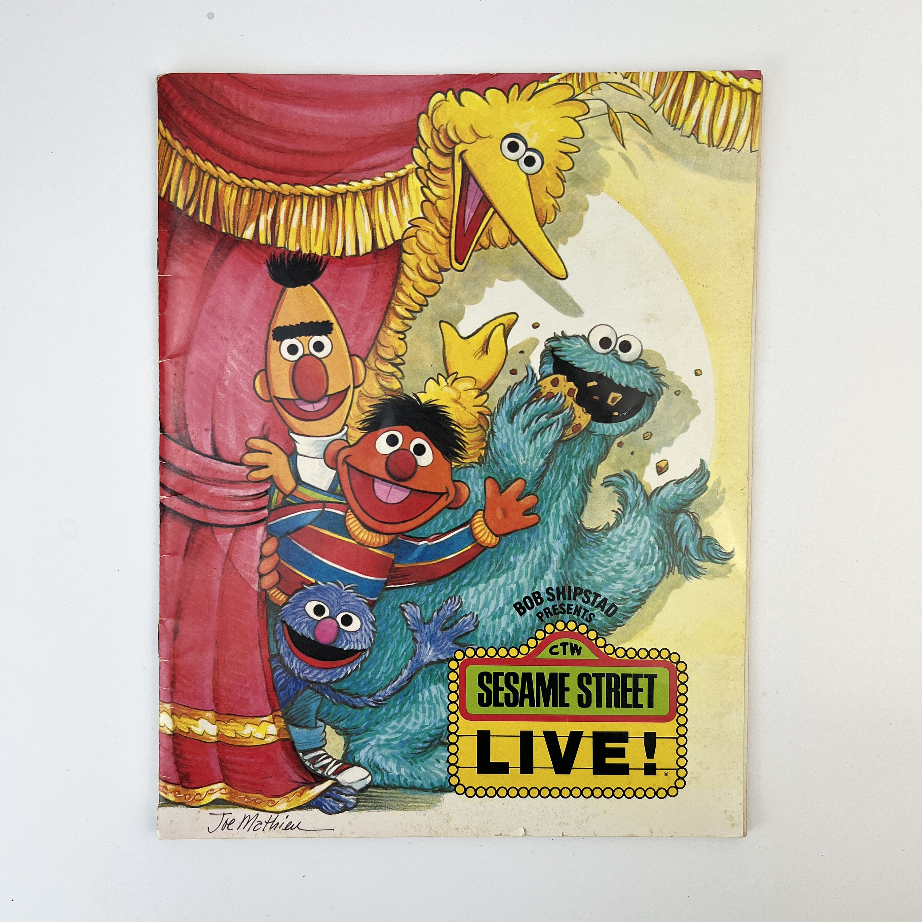 Sesame Street Live Song and Picture Book Bob Shipstad Presents - Etsy