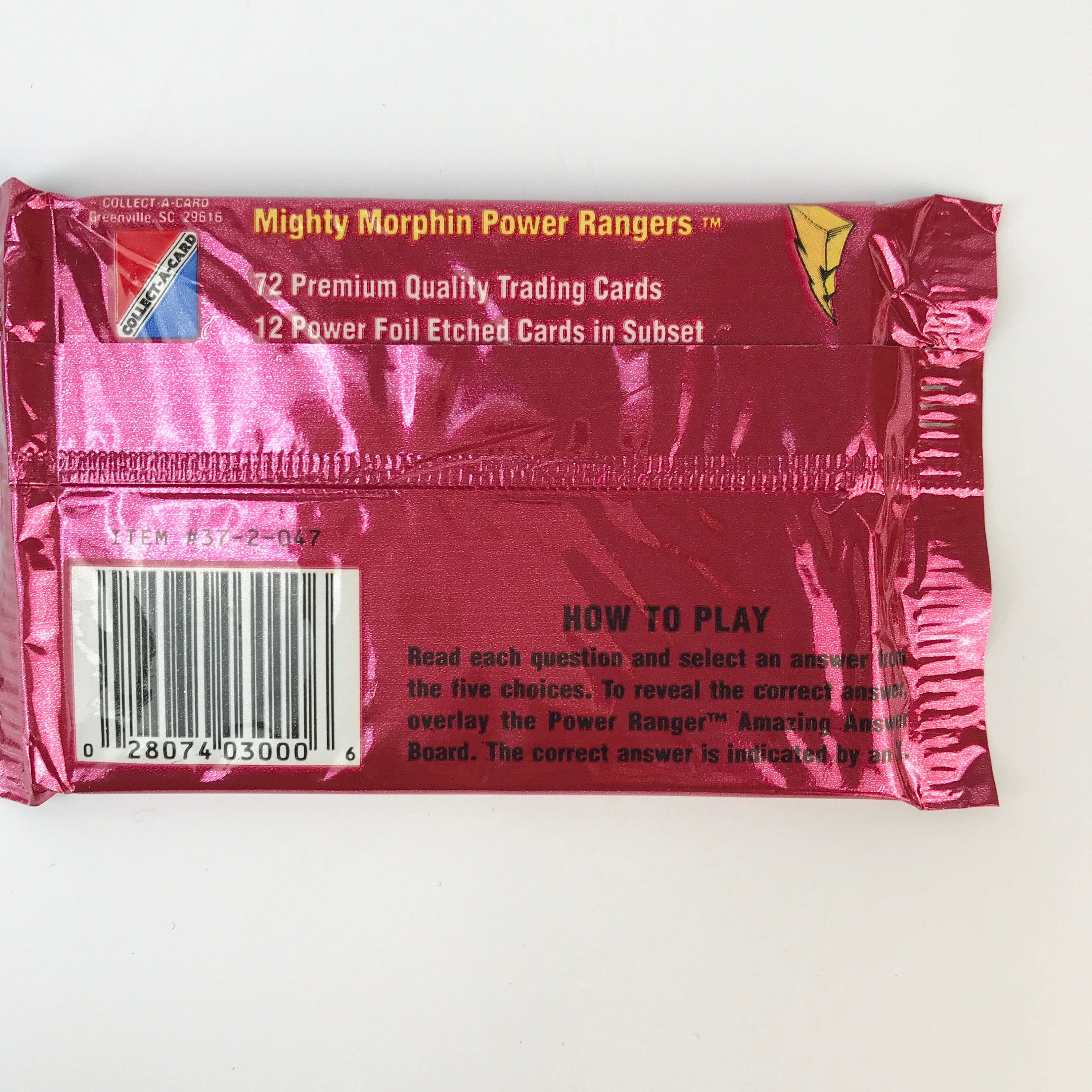 1994 Mighty Morphin Power Rangers Series 2 Premium Trading Cards - Etsy