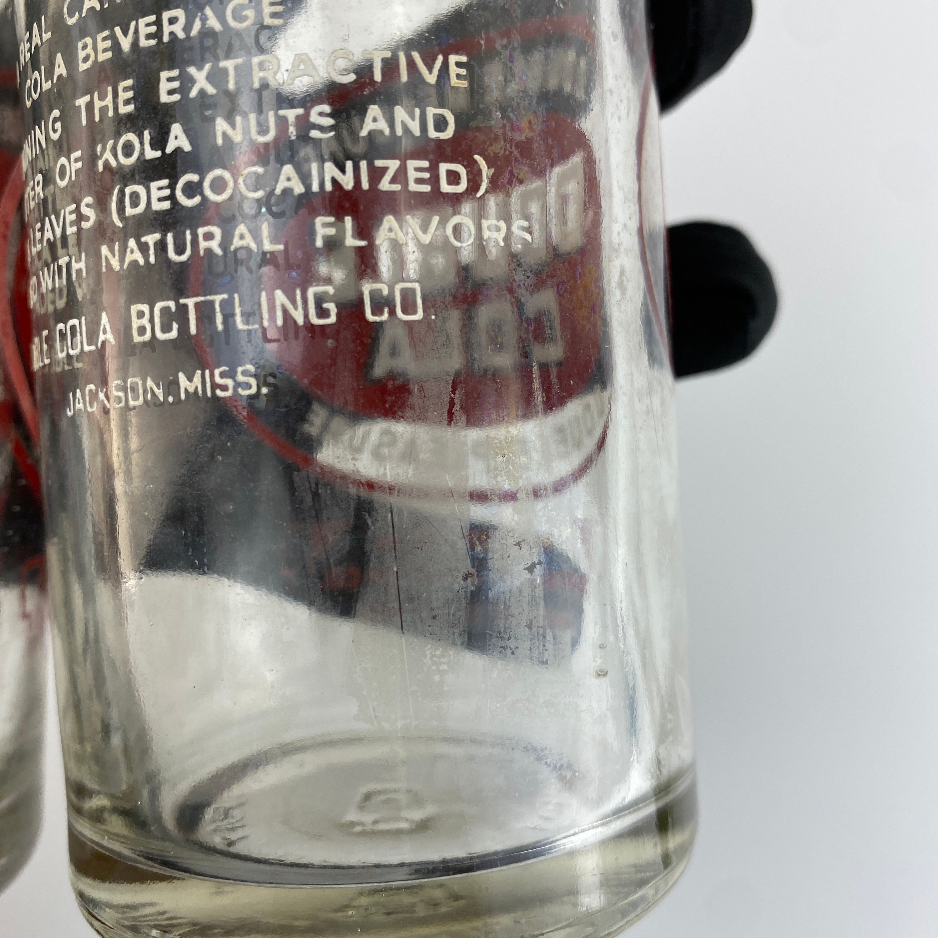 Vintage Double Cola Glass Soda Pop Bottle Double Measure Double ...