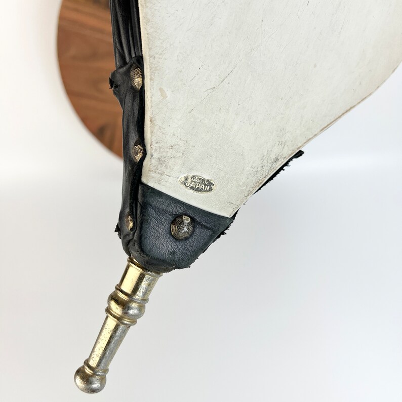 Antique Hand Bellows Made in Japan Crest Studded - Etsy