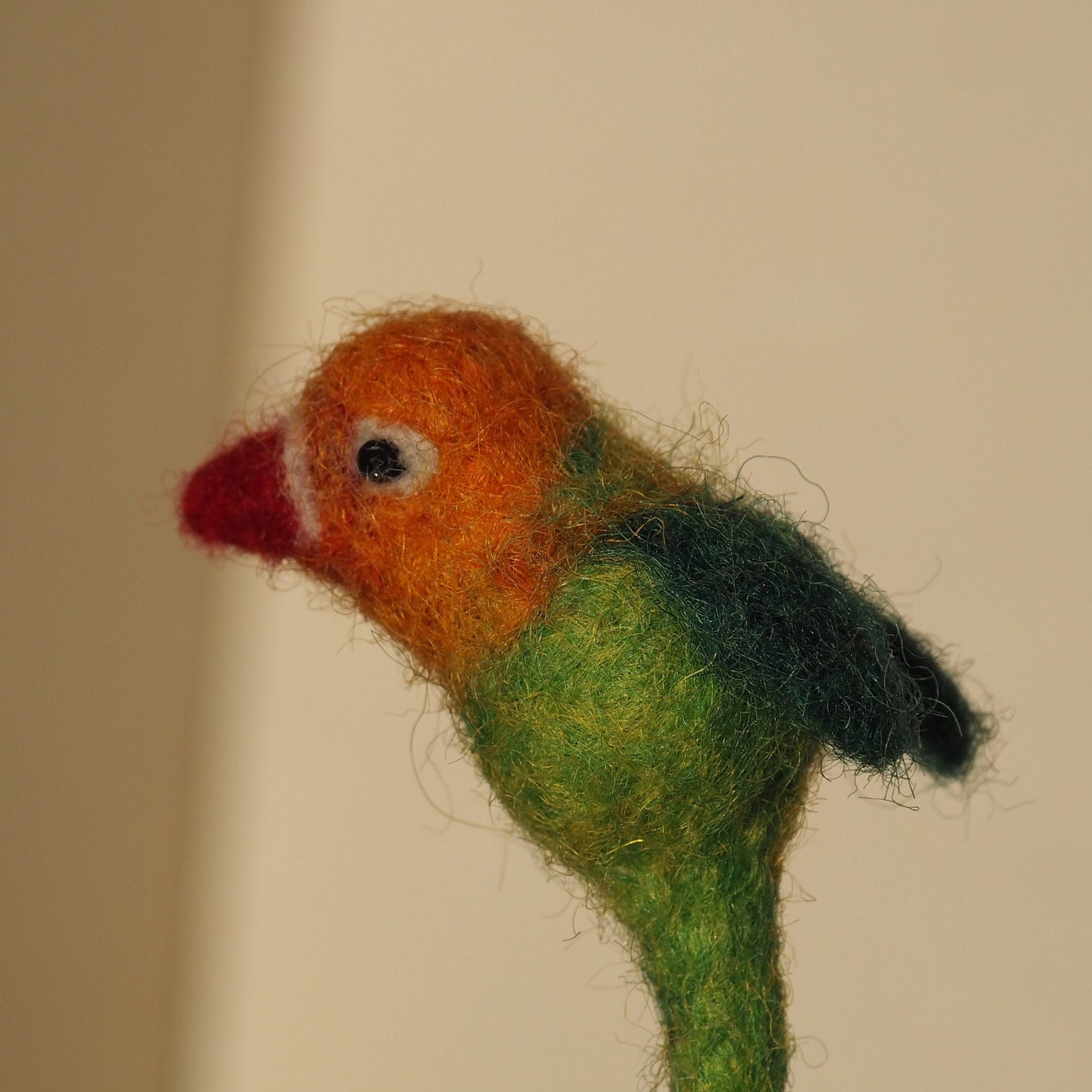 Parrot Bird Bookmark Handmade in Italy Made of Felted Wool - Etsy