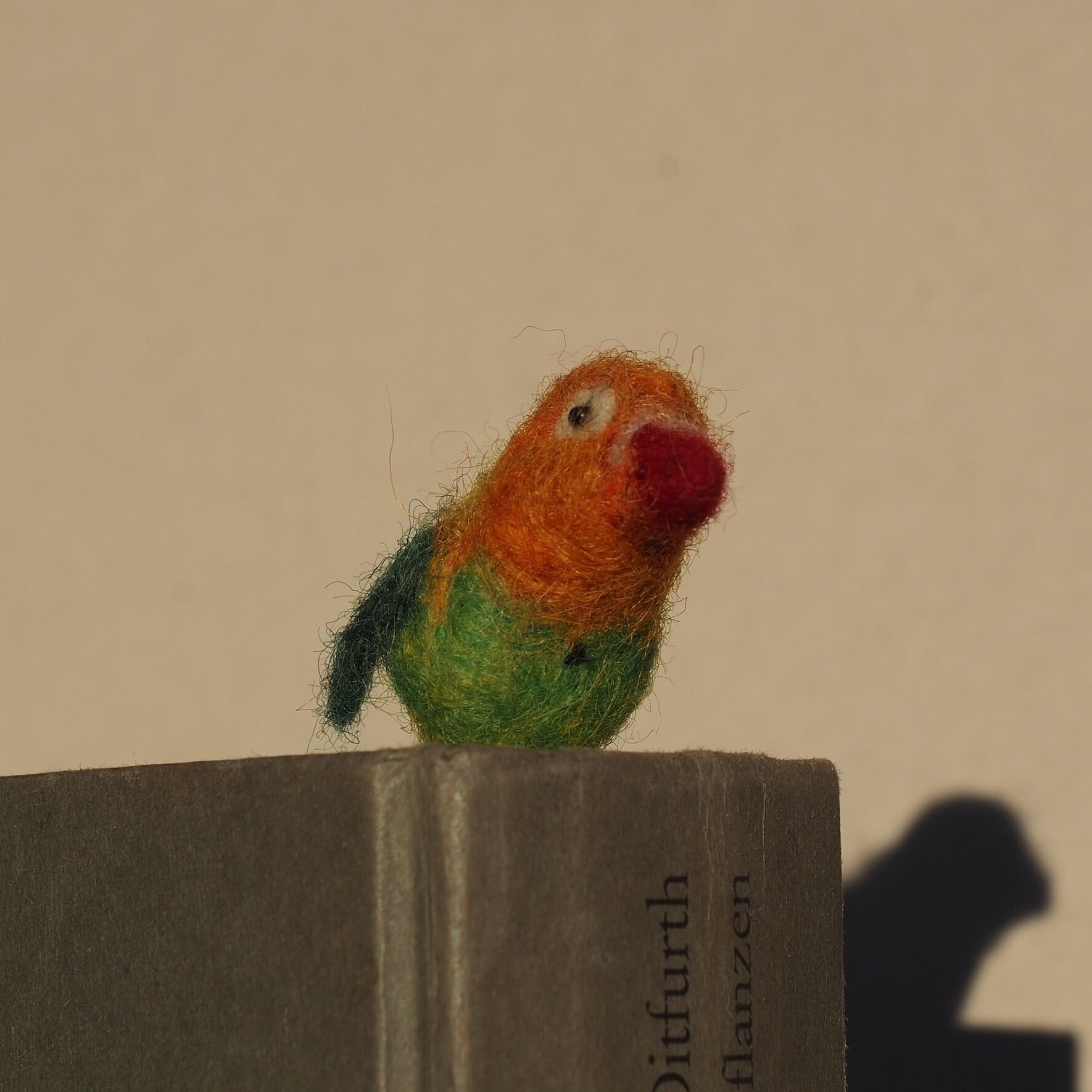 Parrot Bird Bookmark Handmade in Italy Made of Felted Wool - Etsy