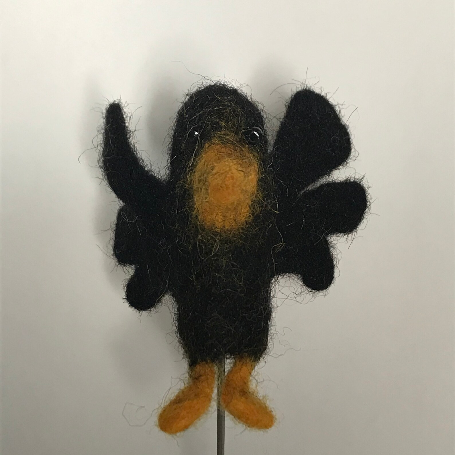 Raven Finger Puppet for Children and Adults to Play Teach and - Etsy