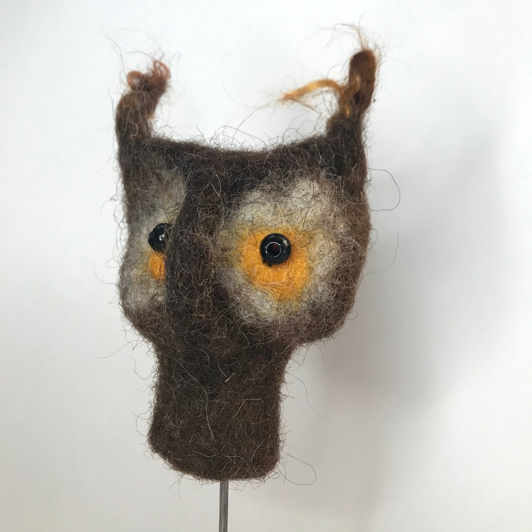 Owl Finger Puppet for Children and Adults to Play Teach and - Etsy