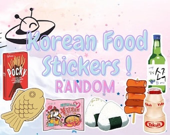 Mini Small Korean Food Sticker Pack / Asian Food Stickers / - Etsy