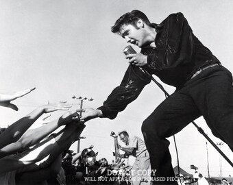 Elvis Concert Poster - Etsy