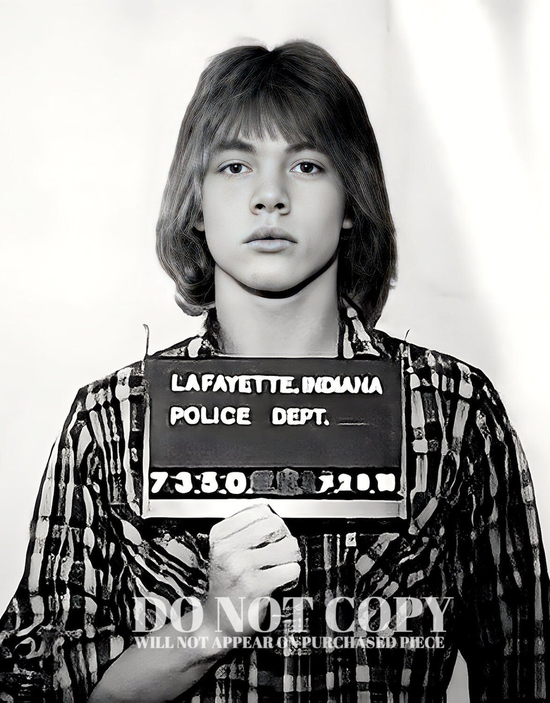 Axl Rose Mugshot Photograph 11 X 14 Magnificent 1980 Mug - Etsy