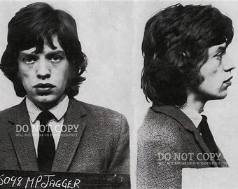 Mick Jagger Mugshot - Etsy