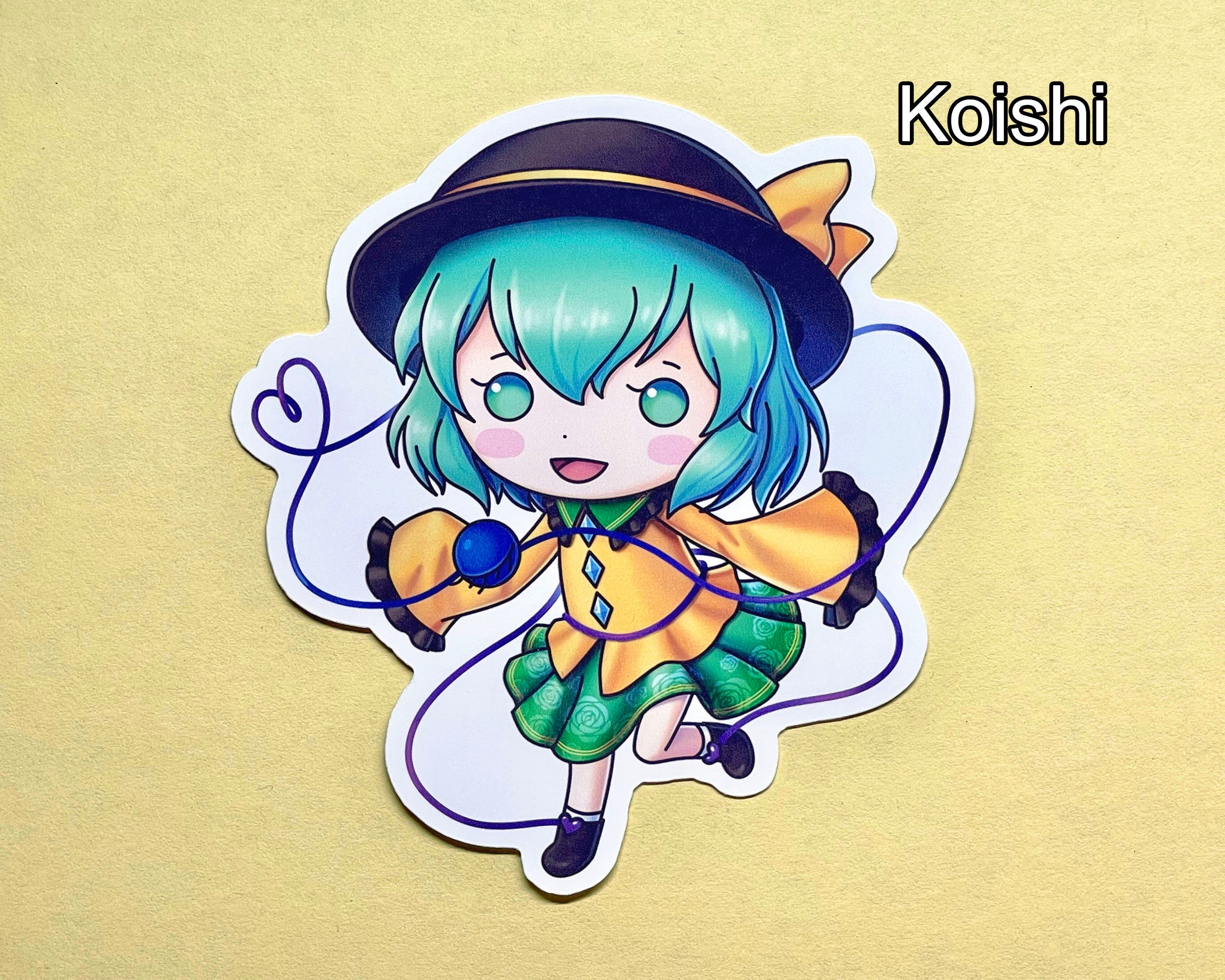 Touhou Project Satori & Koishi Stickers - Etsy