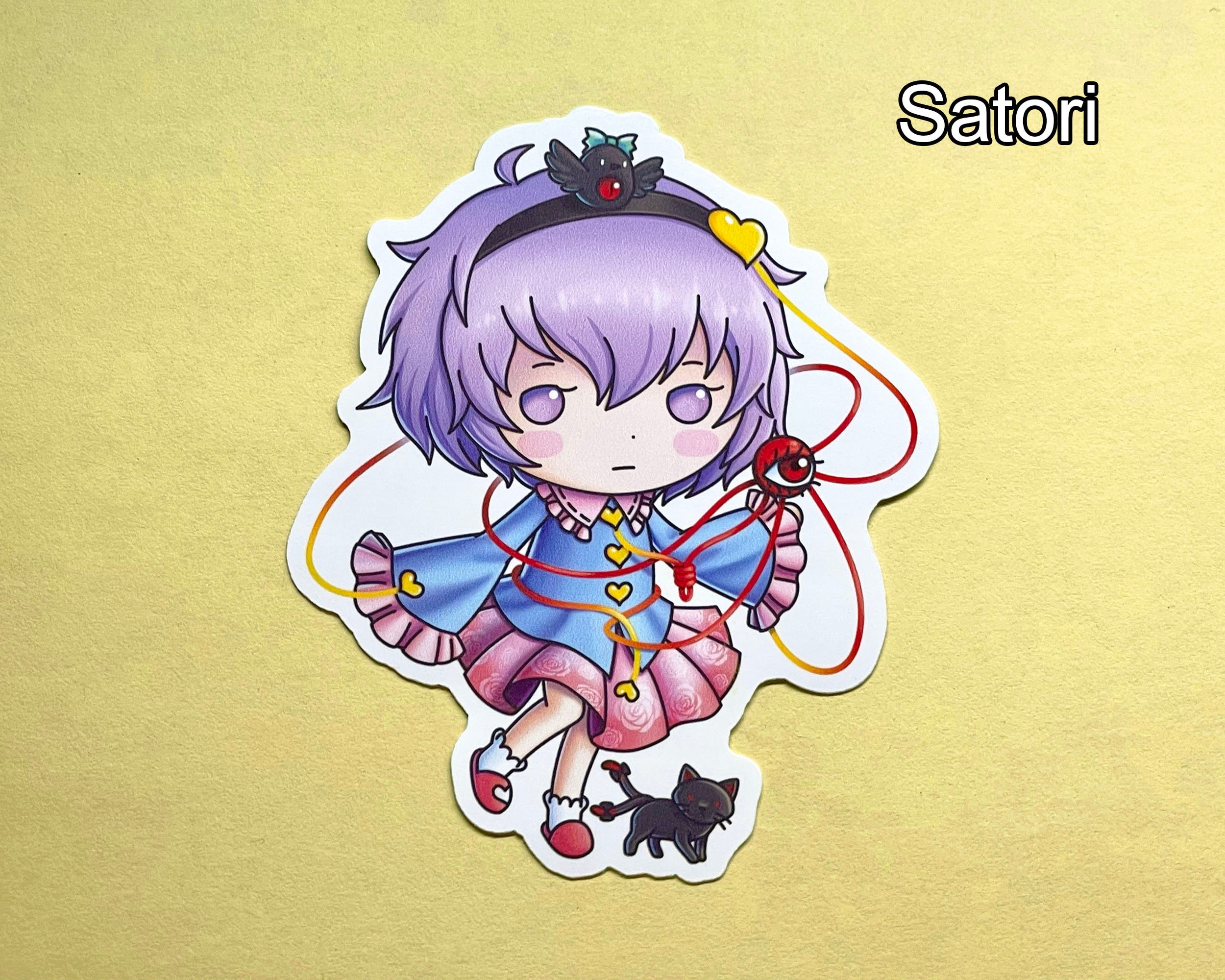 Touhou Project Satori & Koishi Stickers - Etsy
