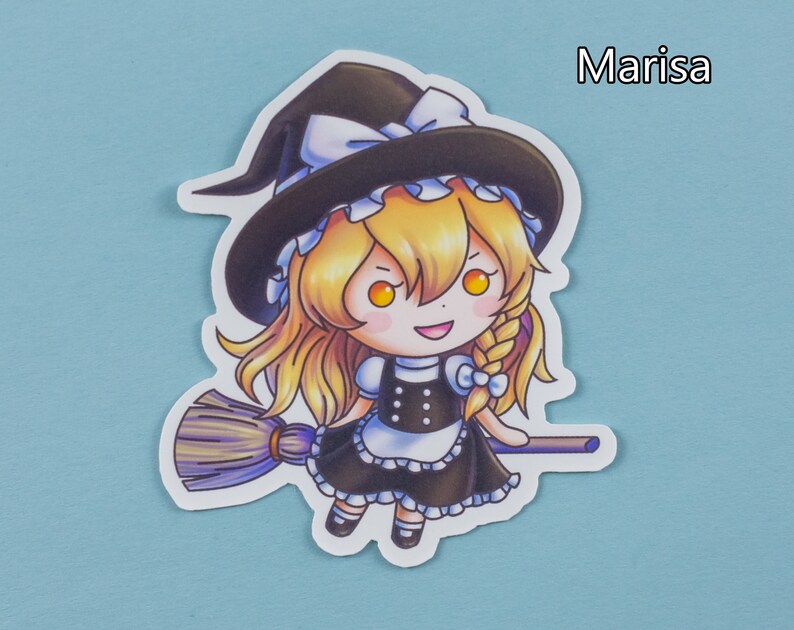 Touhou Project - Reimu & Marisa Stickers - Etsy