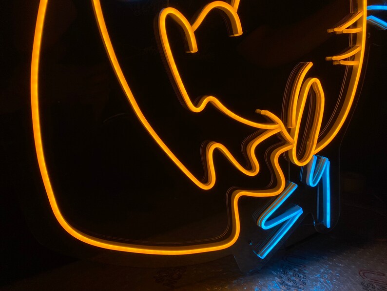 Anime Character Neon Sign - Etsy