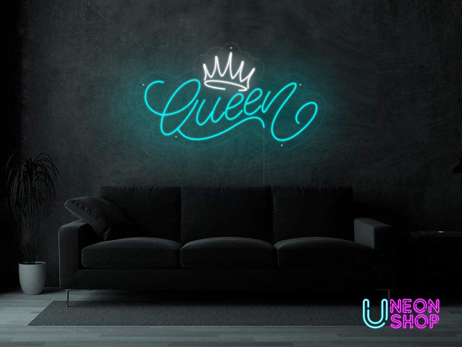 Queen Neon Sign Custom Flex Neon Led for Home Animal Sign - Etsy