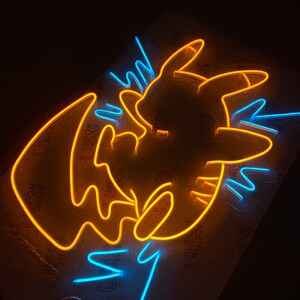 Anime Character Neon Sign - Etsy