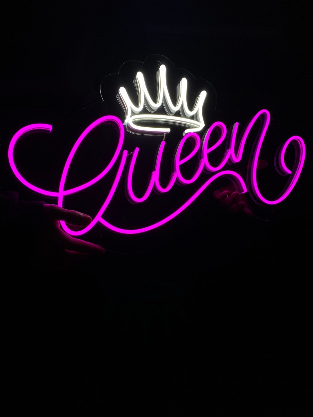 Queen Neon Sign Custom Flex Neon Led for Home Animal Sign - Etsy