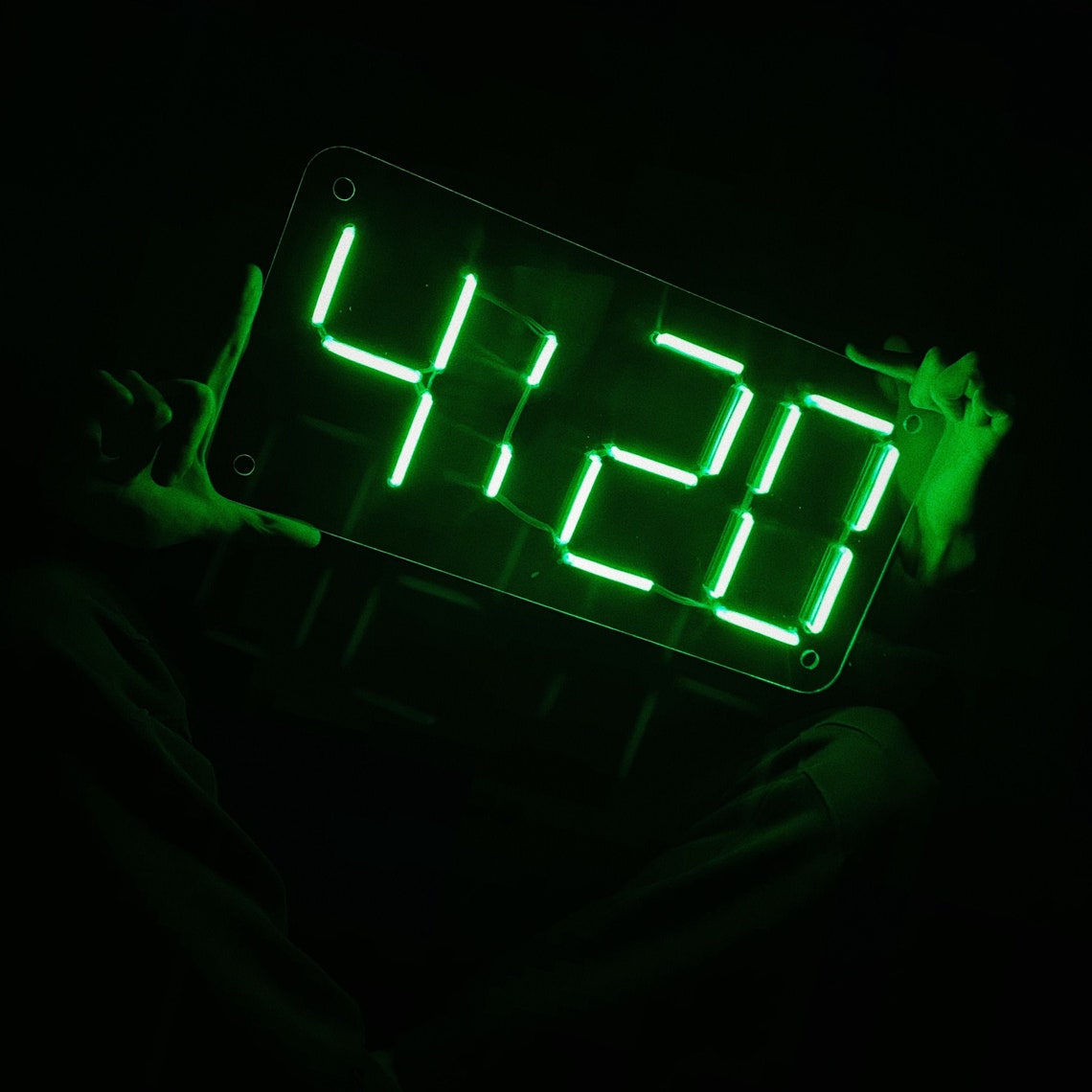 Neon Sign 420 4:20 Time - Etsy