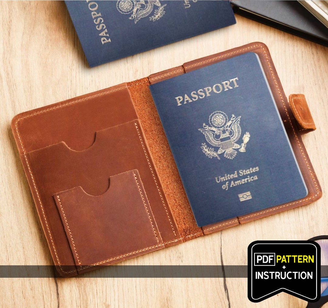 Passport Cover Pattern, Leather Passport Cover Pattern, Leather ...