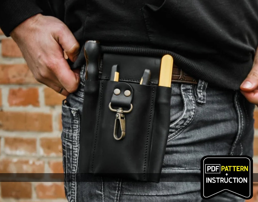 Tool Pouch Pdf, Tool Pouch Pattern, Leather Tool Pouch Pdf, Leather ...