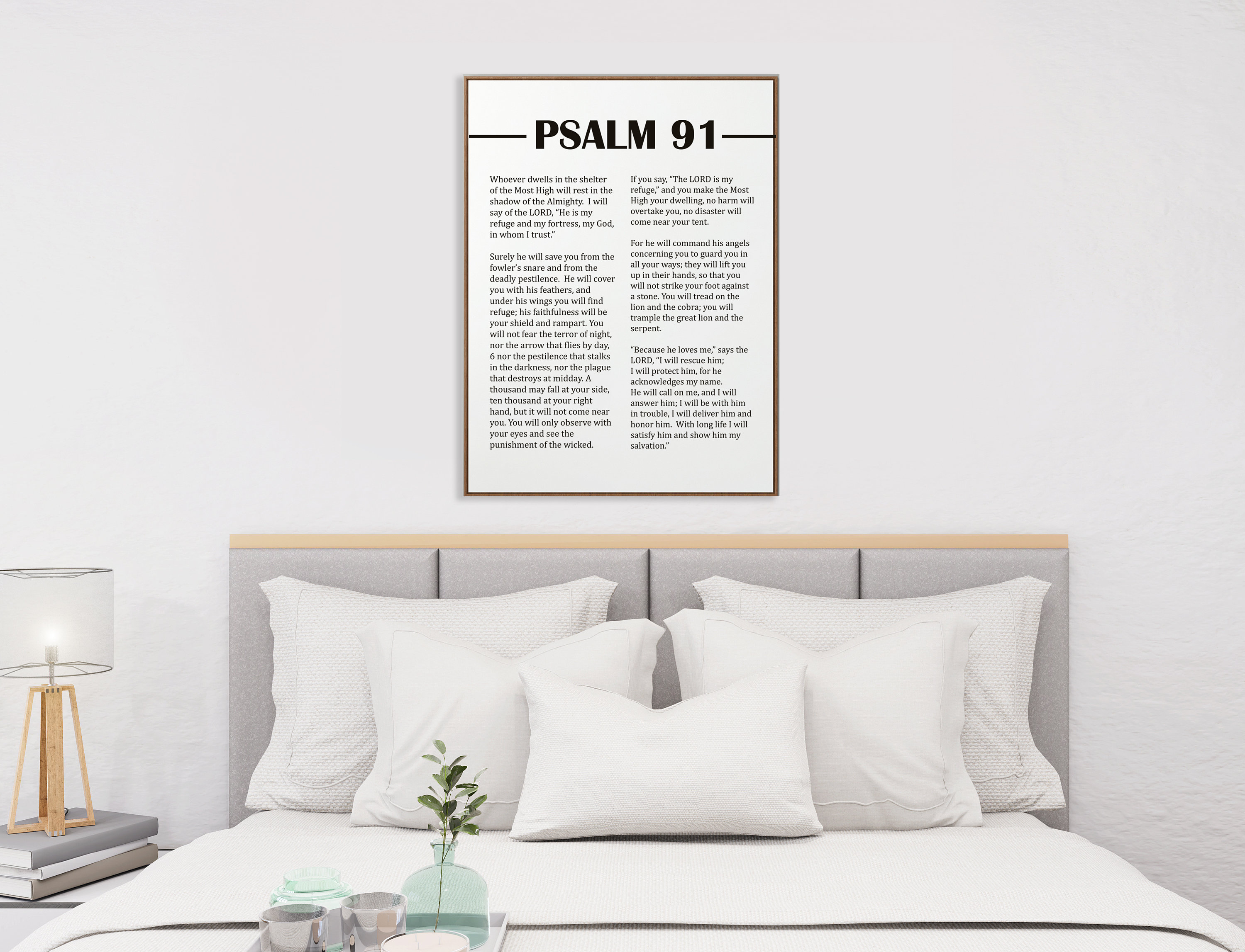 Psalm 91 Wall Art Psalm 91 Print Psalm 91 Digital (Instant Download) - Etsy