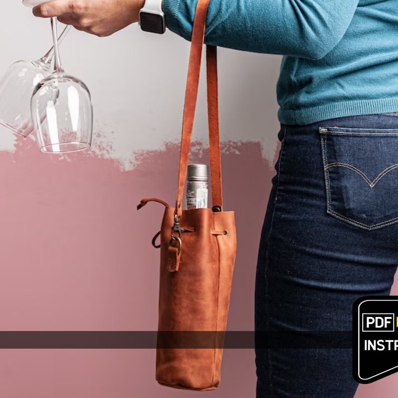 Wine Bottle Bag Pattern - Etsy