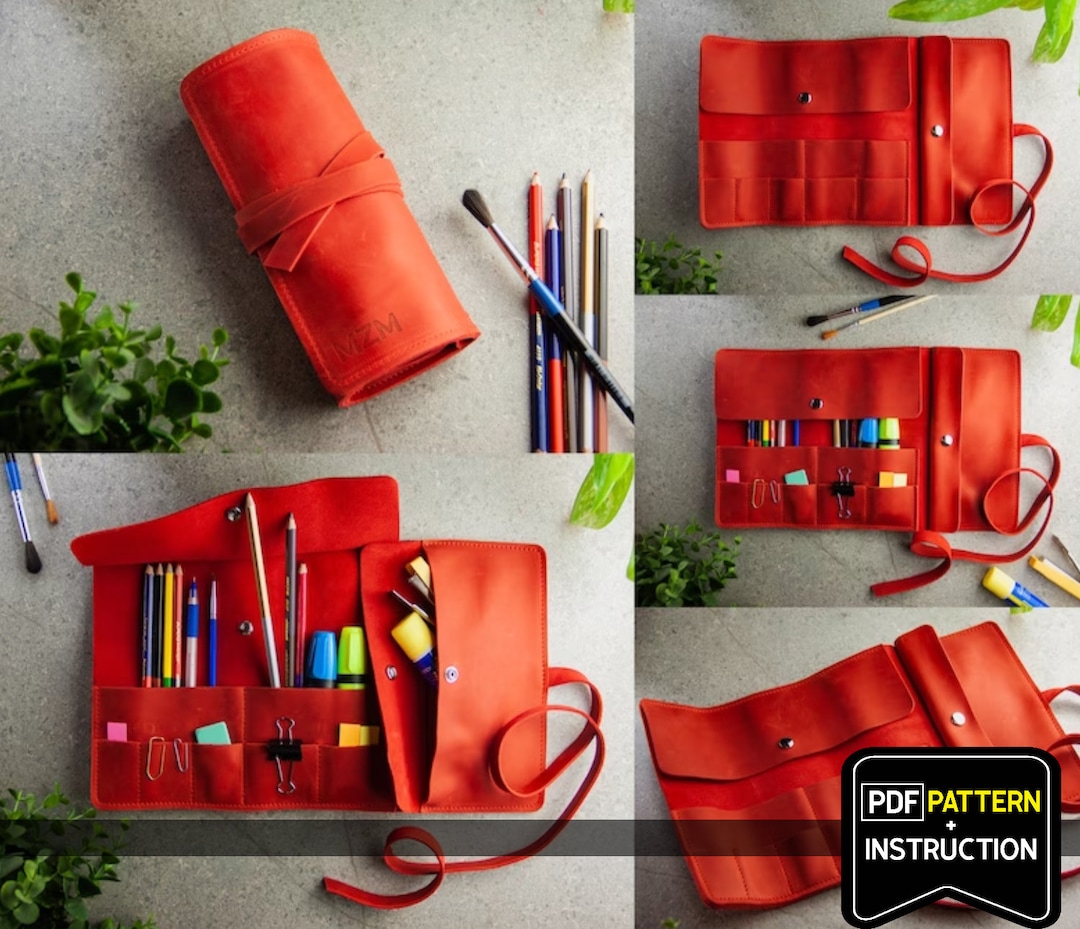 Pencil Roll Pdf, Pencil Roll Pattern, Pen Roll Pdf, Pen Roll Pattern ...