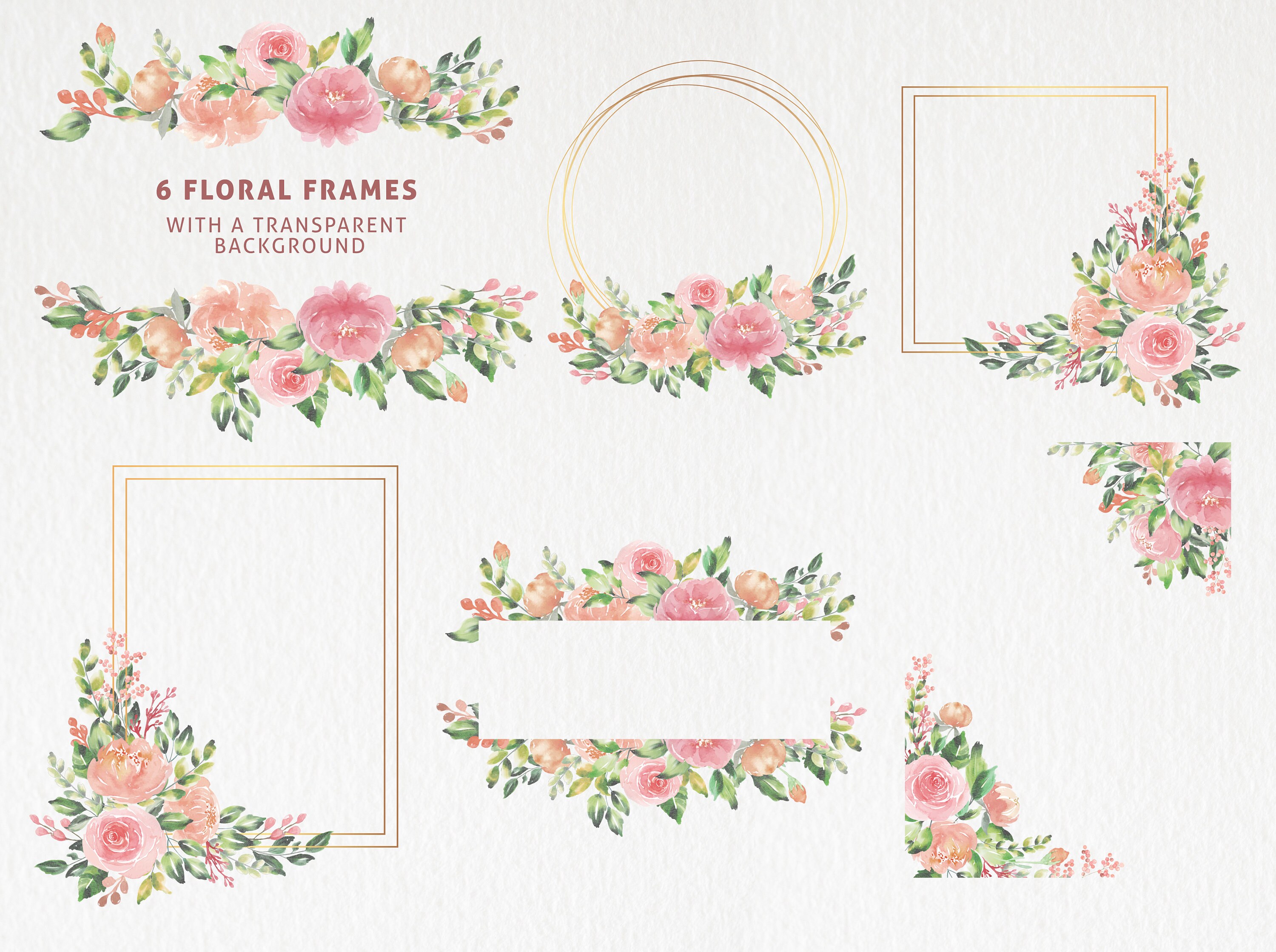 Peonies Watercolor Clipart Flowers Clipart Watercolor Floral - Etsy